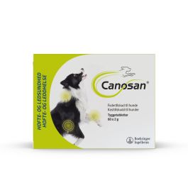Canosan tyggetabletter fôrtilskudd til hund 2g 60stk | Boots Apotek