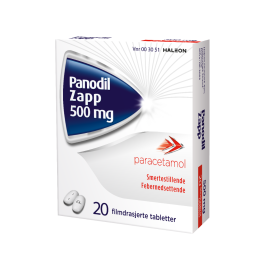 Panodil Zapp tabletter 500 mg 20 stk | Boots Apotek