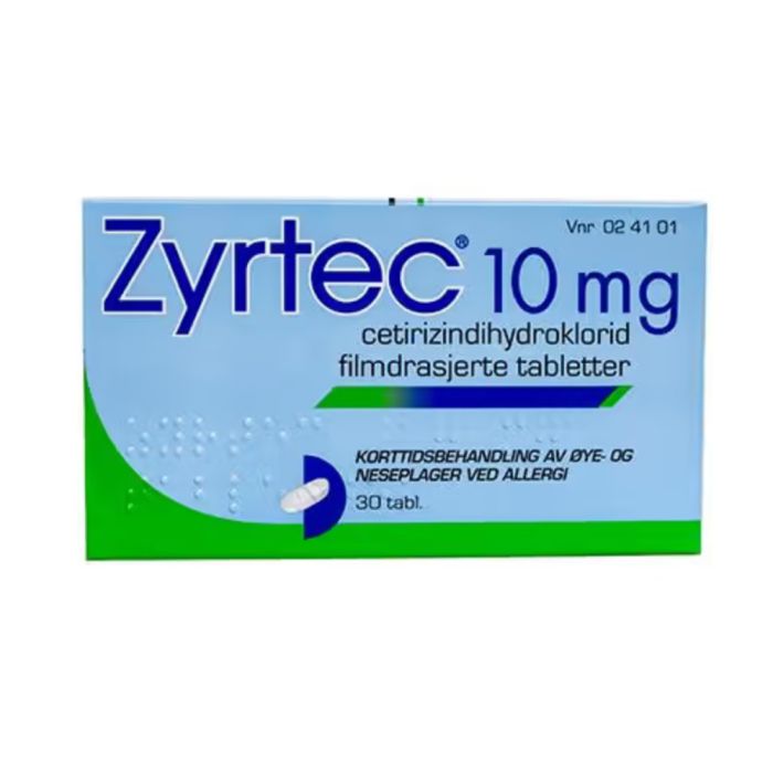 Boots Apotek |Zyrtec tabletter 10 mg 30 stk