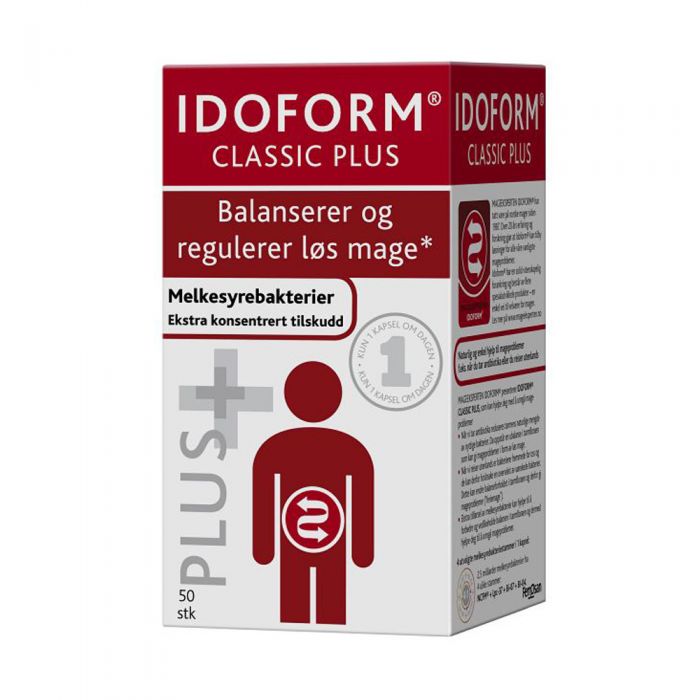 IDOFORM Classic Plus melkesyrebakterier kapsler 50 stk